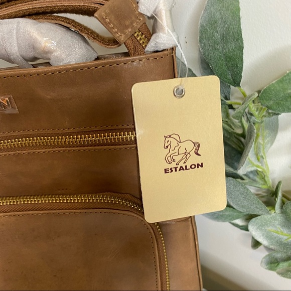 Estalon | Bags | Estalon Crossbody Women Leather Adjustable Shoulder ...
